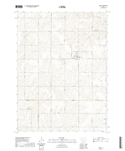 Orient, IA (2022, 24000-Scale) Map by United States Geological Survey ...