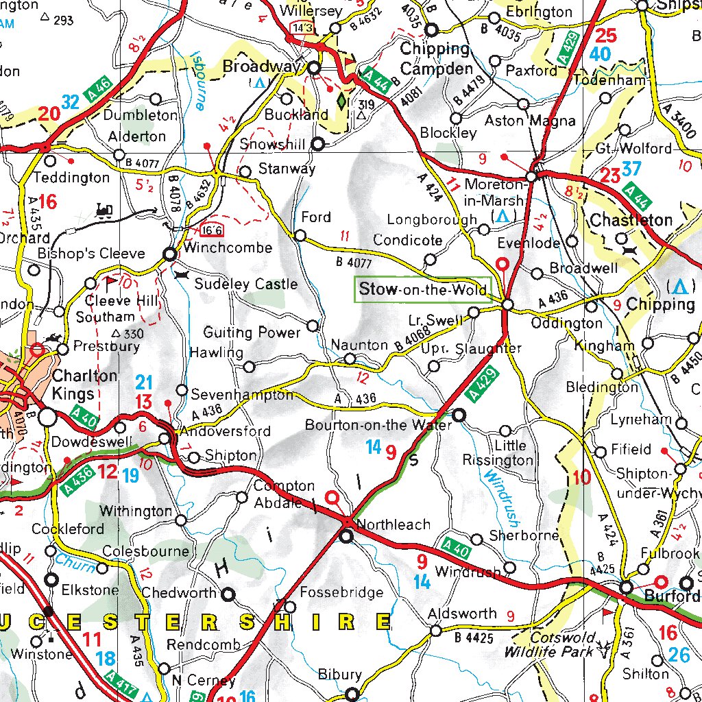 South East England, Midlands, East Anglia Map by Michelin | Avenza Maps
