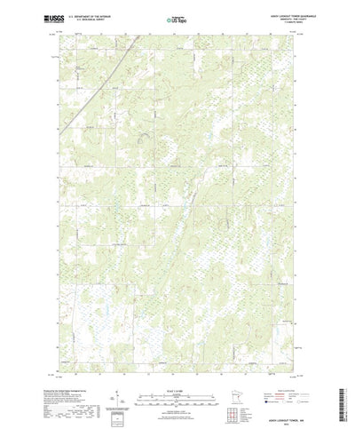 Askov Lookout Tower, MN (2022, 24000-Scale) Map by United States ...
