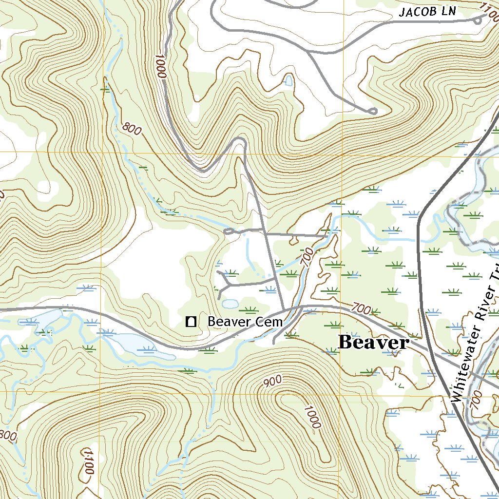 Beaver, MN (2022, 24000-Scale) Map by United States Geological Survey ...