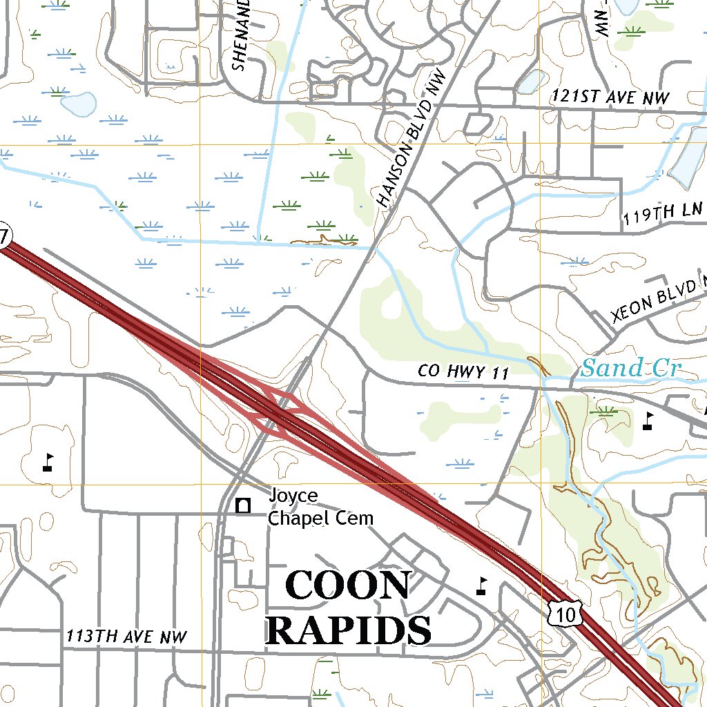 Coon Rapids, MN (2022, 24000-Scale) Map by United States Geological ...