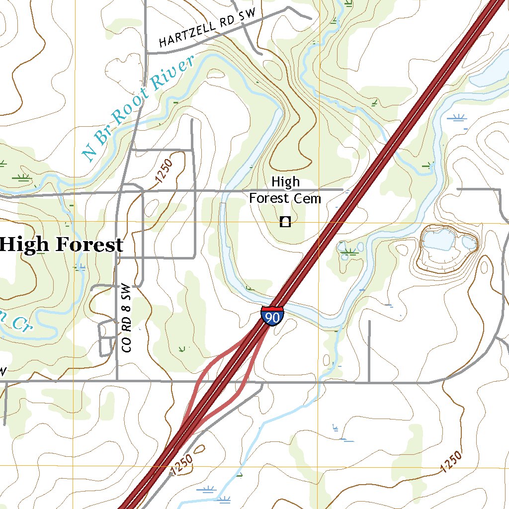 High Forest, MN (2022, 24000-Scale) Map by United States Geological ...