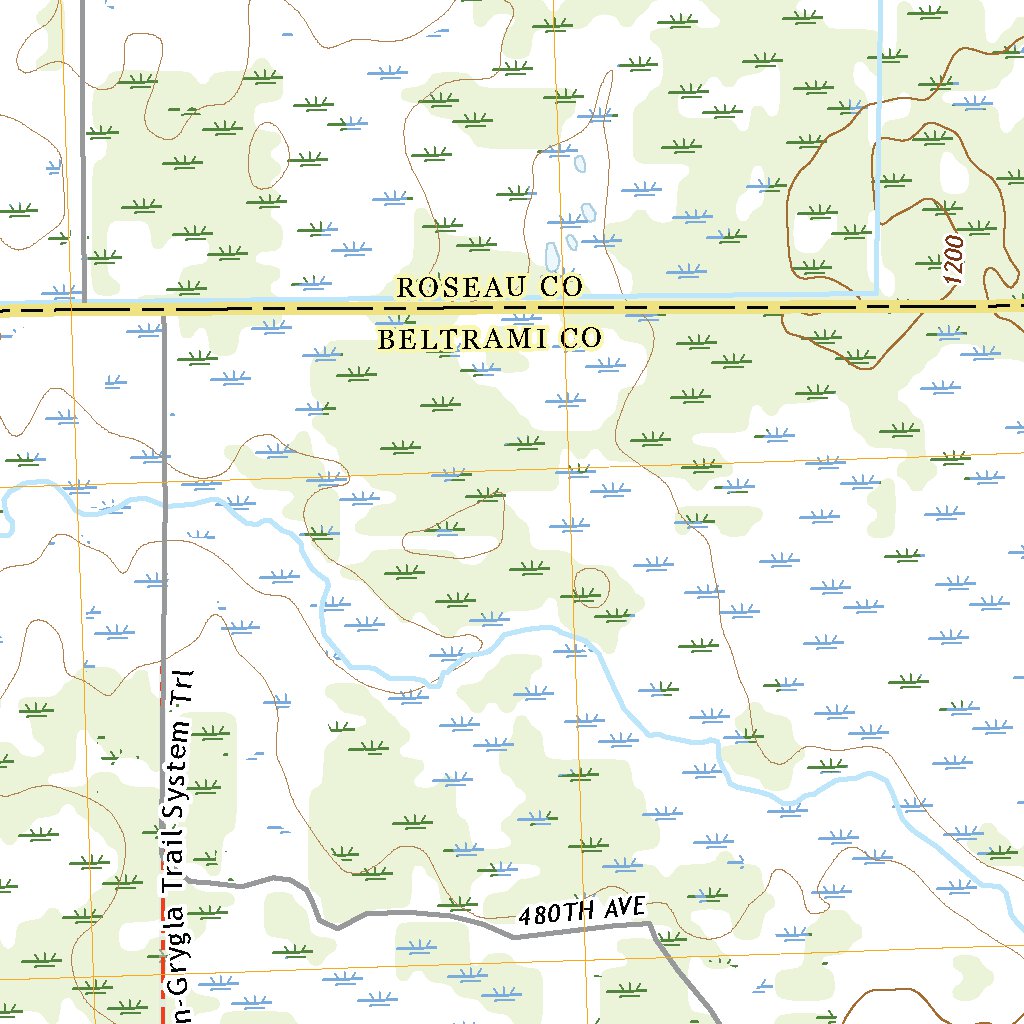 Skime, MN (2022, 24000-Scale) Map by United States Geological Survey ...