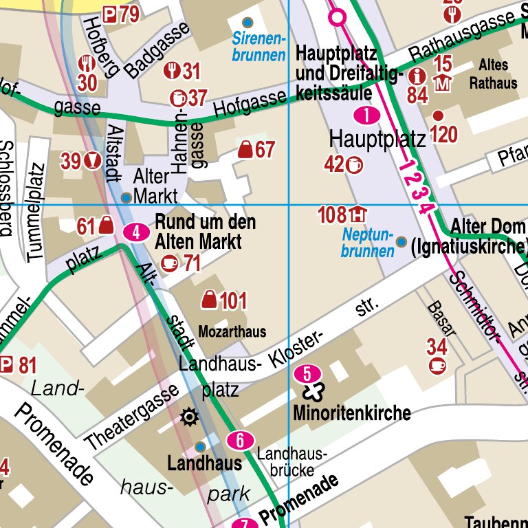 Citymap Linz 2022 Map by Reise Know-How Verlag Peter Rump GmbH | Avenza ...