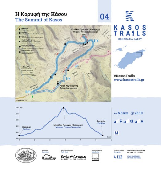 Kasos Trails 4 Map by Paths of Greece | Avenza Maps