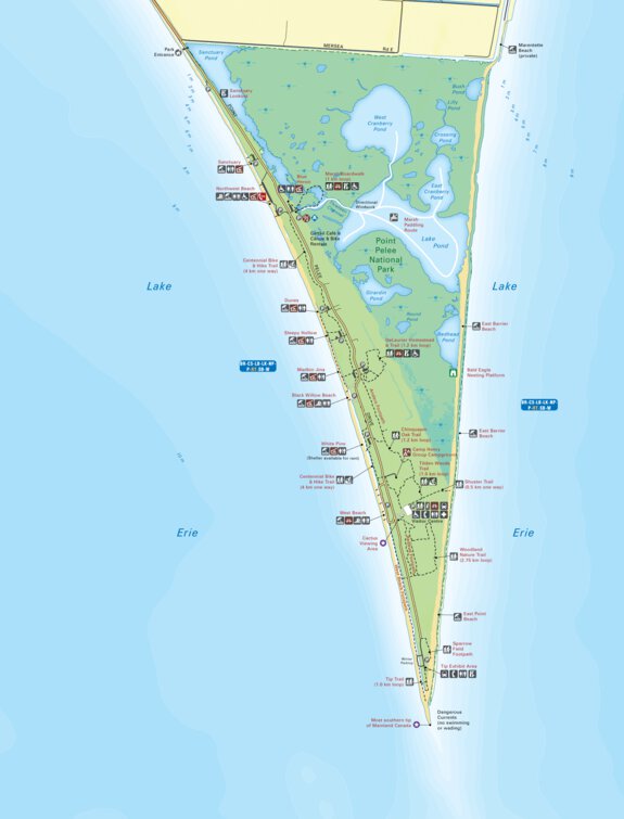 SOON65 Point Pelee National Park - Southern Ontario Topo Map by ...