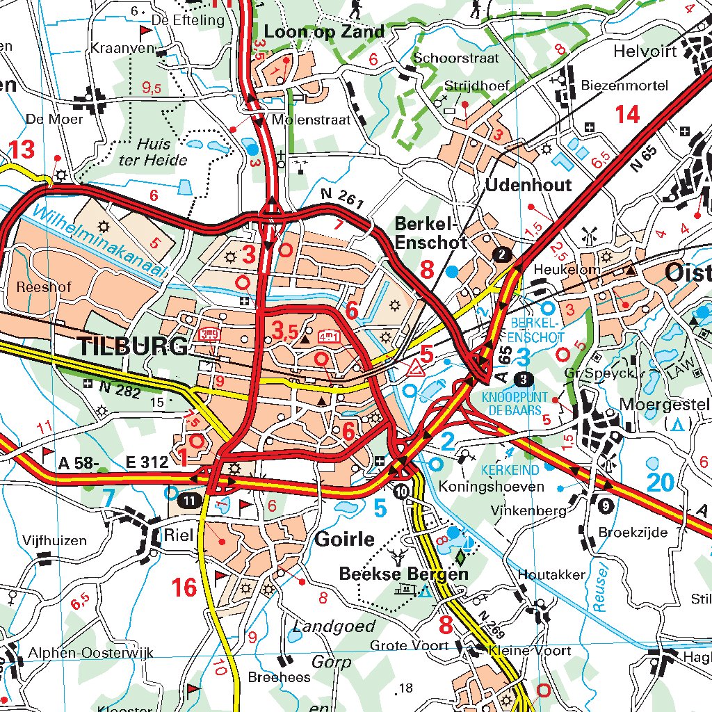 Zuid-Nederland / Pays-Bas Sud Map by Michelin | Avenza Maps