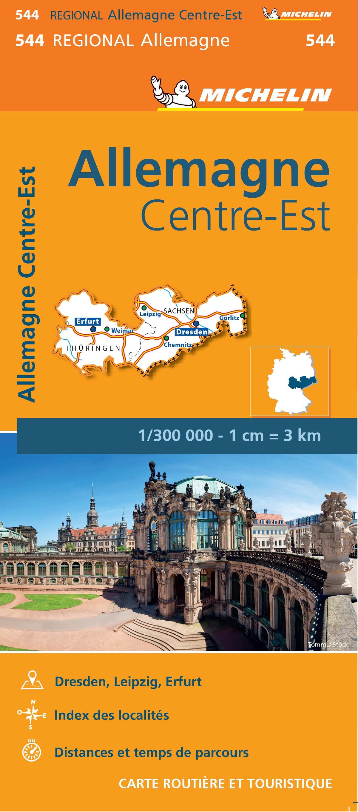 Allemagne Centre-Est Map by Michelin | Avenza Maps