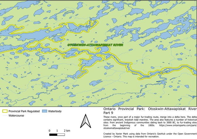 Ontario Nature Reserve: Otoskwin-Attawapiskat River Map Bundle by ...