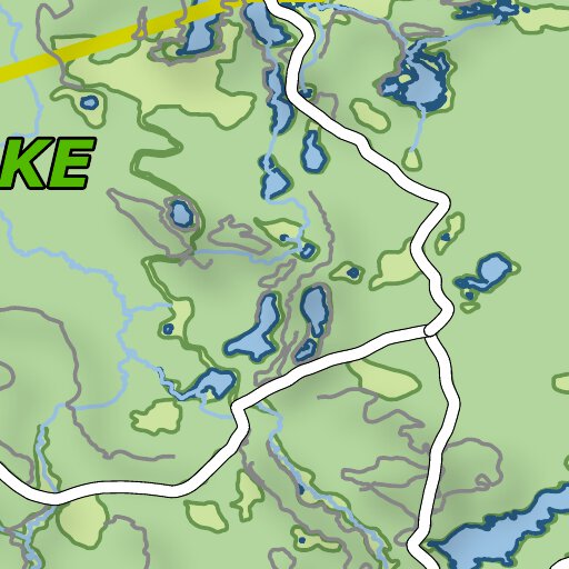 Ontario Provincial Park: Ivanhoe Lake Map Bundle by Xavier Maps ...