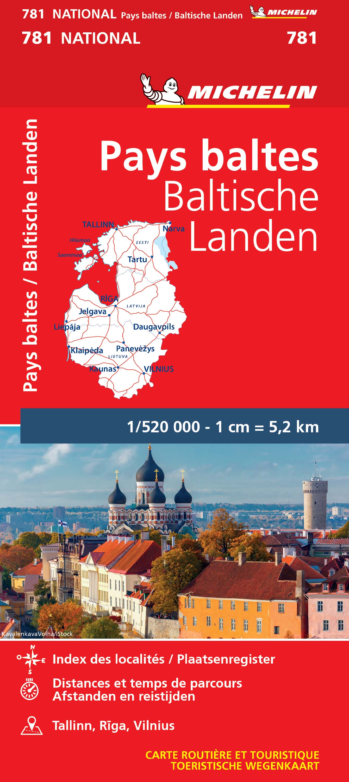 Pays Baltes / Baltische Landen Map by Michelin | Avenza Maps