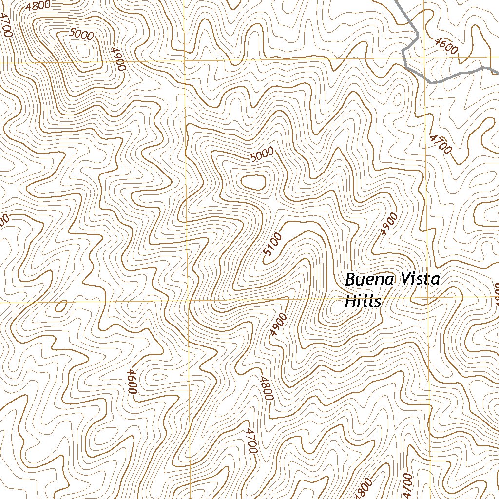 Buena Vista Hills North, NV (2021, 24000-Scale) Map by United States ...