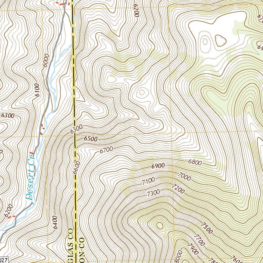Desert Creek Ranch, NV (2021, 24000-Scale) Map by United States ...