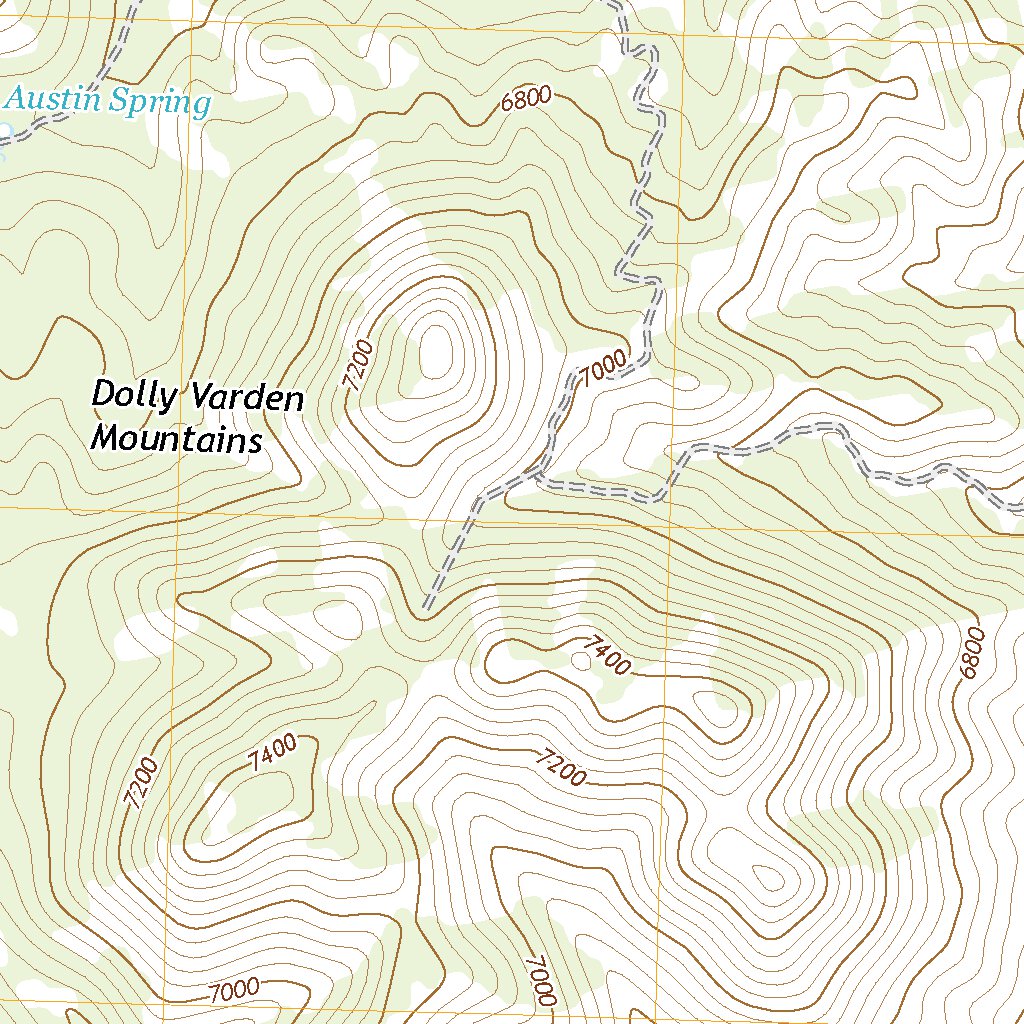 Dolly Varden Spring, NV (2021, 24000-Scale) Map by United States ...