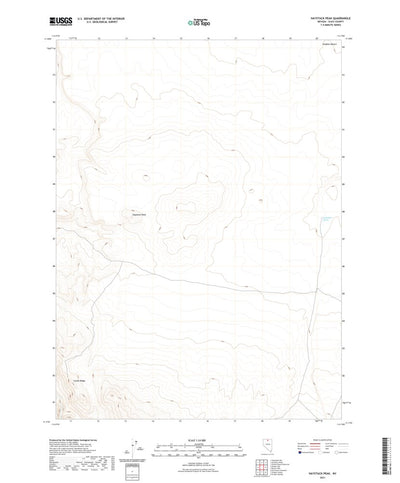 Haystack Peak, NV (2021, 24000-Scale) Map by United States Geological ...