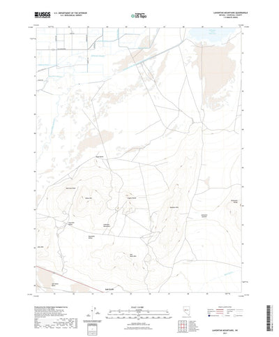 Lahontan Mountains, NV (2021, 24000-Scale) Map by United States ...
