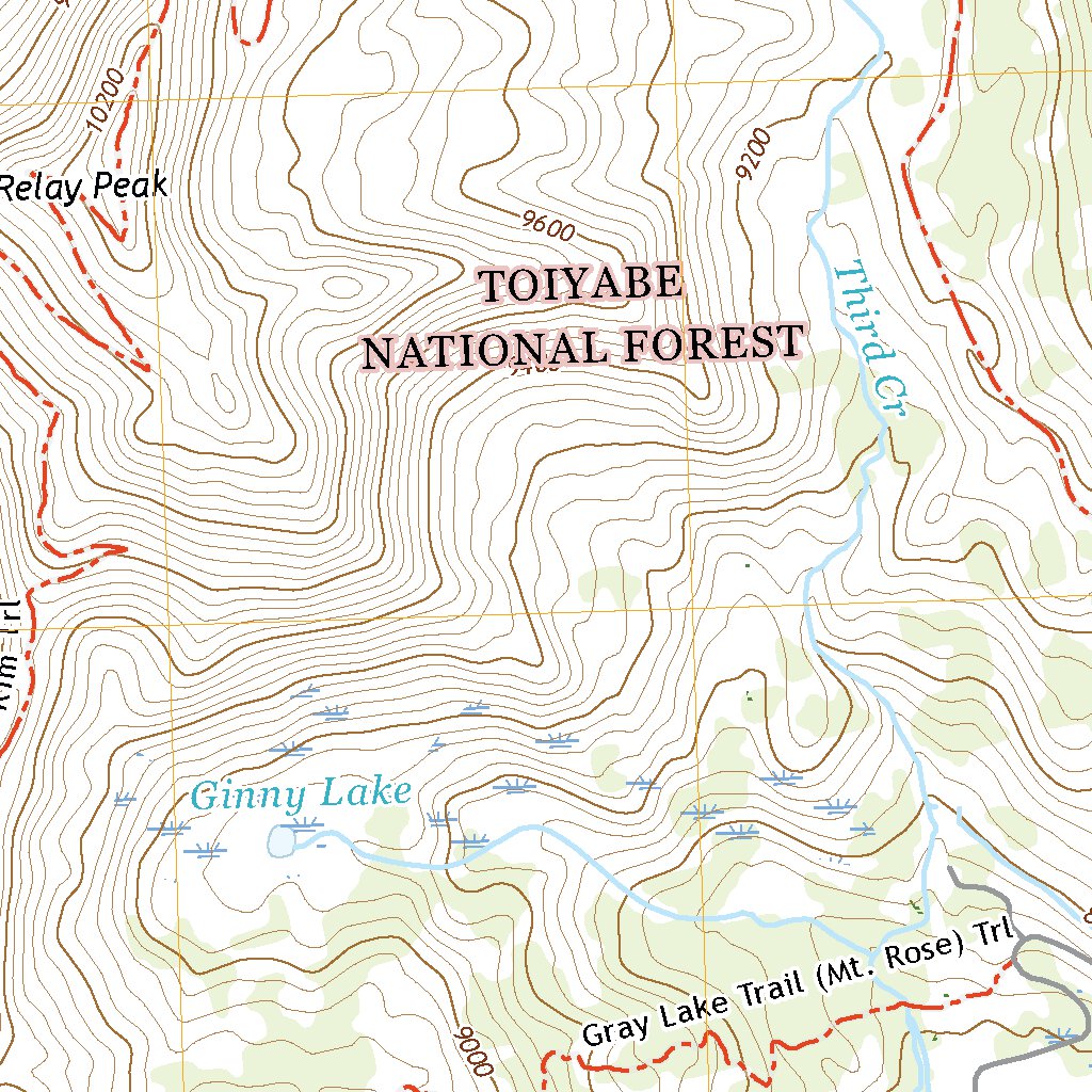 Mount Rose, NV (2021, 24000-Scale) Map by United States Geological ...