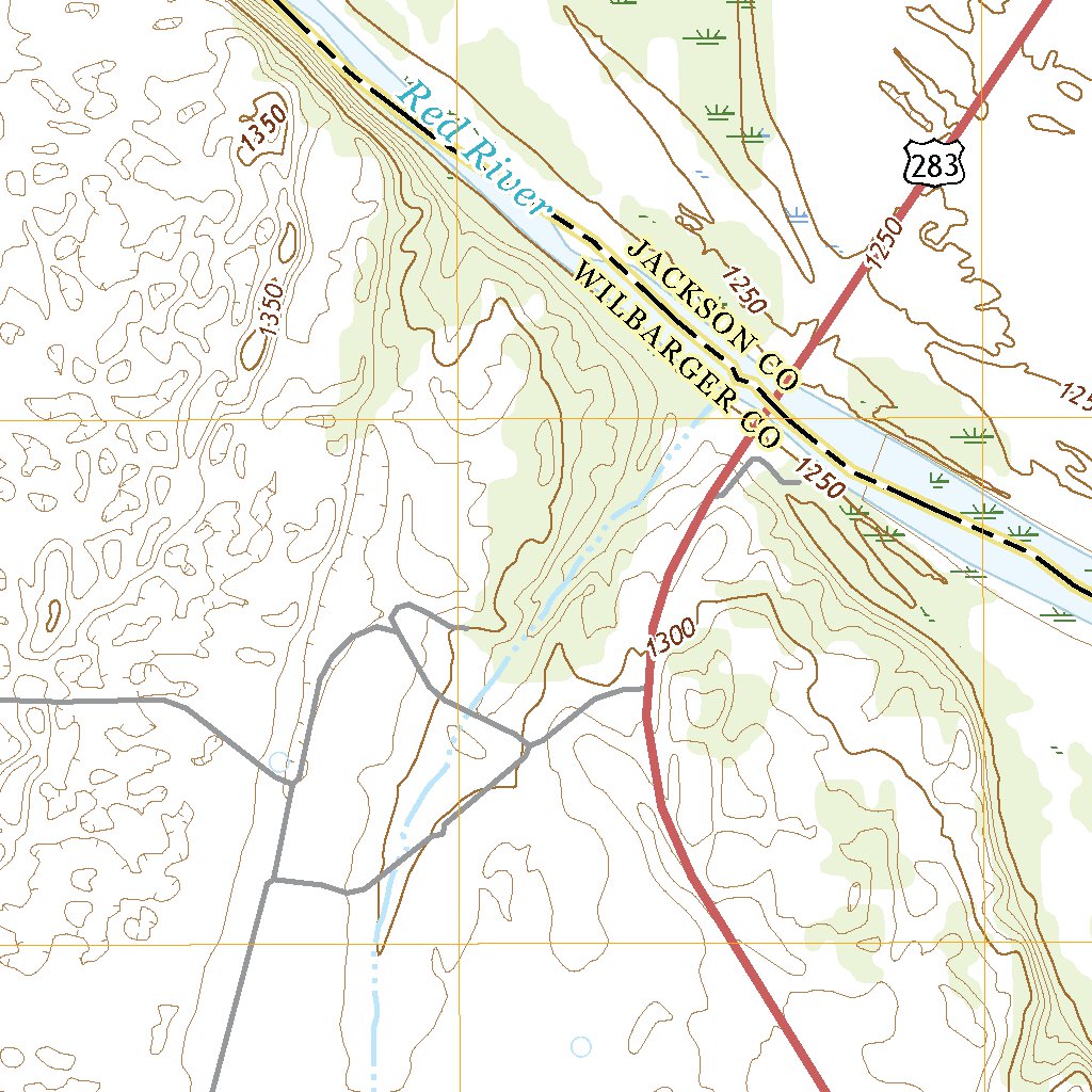 Elmer, OK (2022, 24000-Scale) Map by United States Geological Survey ...