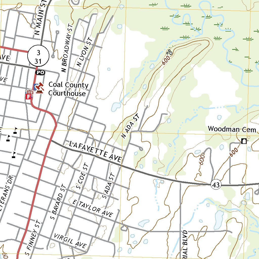 Coalgate, OK (2022, 24000-Scale) Map by United States Geological Survey ...