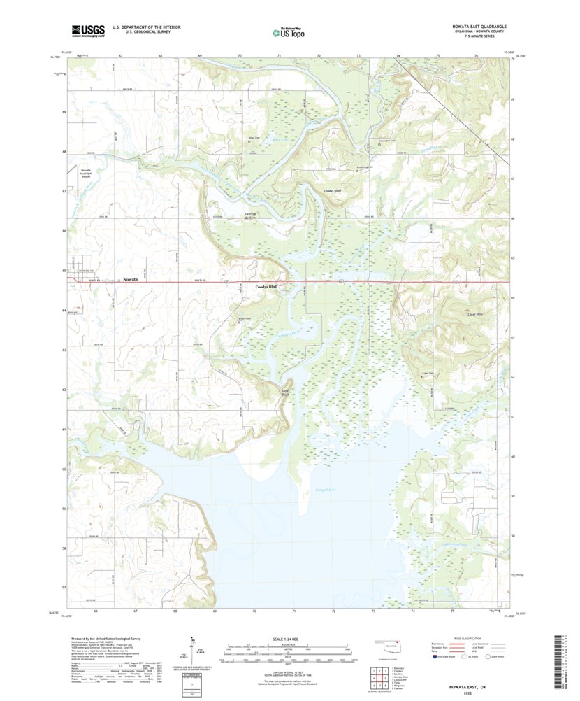 Nowata East, OK (2022, 24000-Scale) Map by United States Geological ...