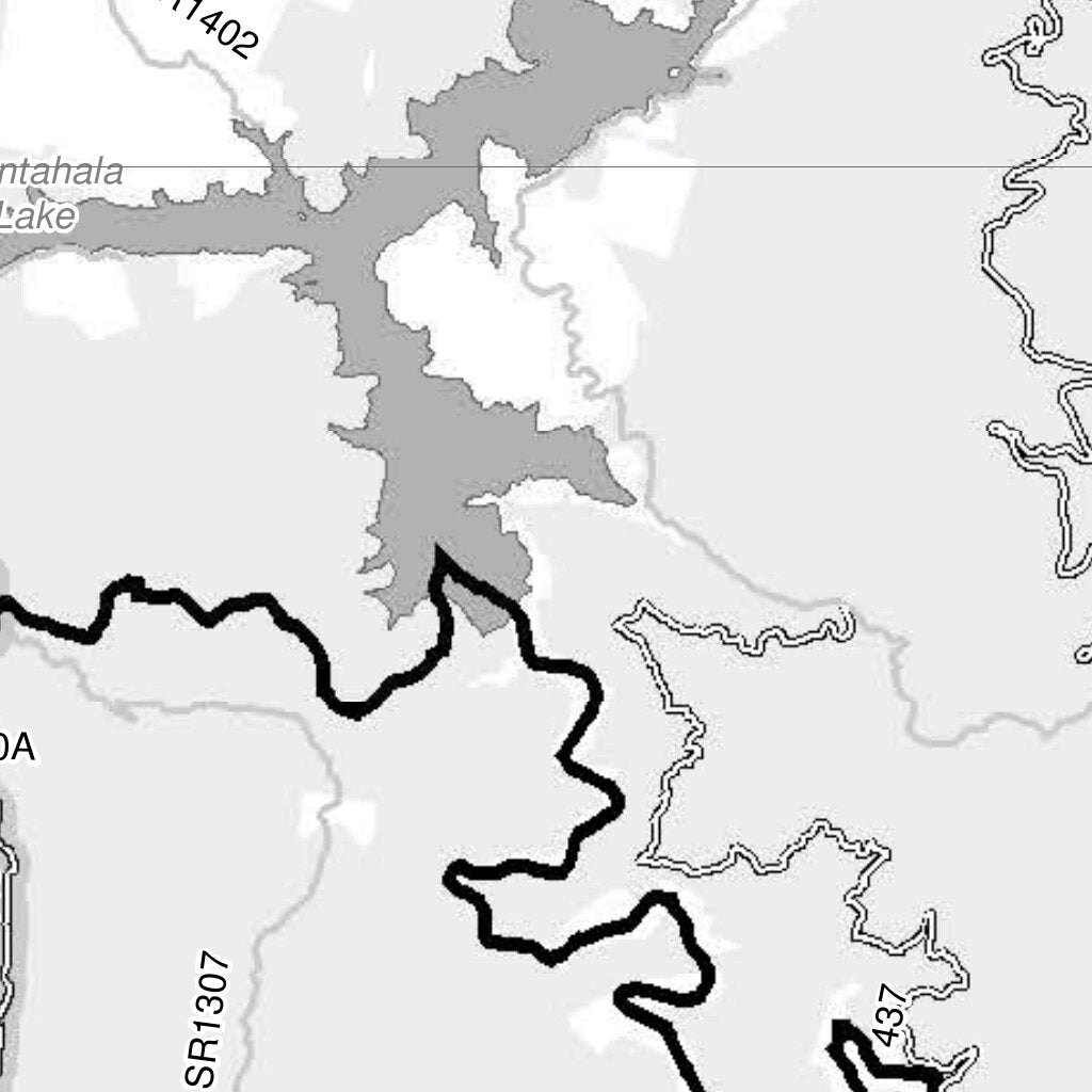 Motor Vehicle Use Map, MVUM, Nantahala District, Nantahala National ...