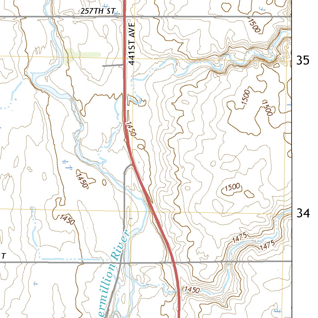 Salem, SD (2021, 24000-Scale) Map by United States Geological Survey ...