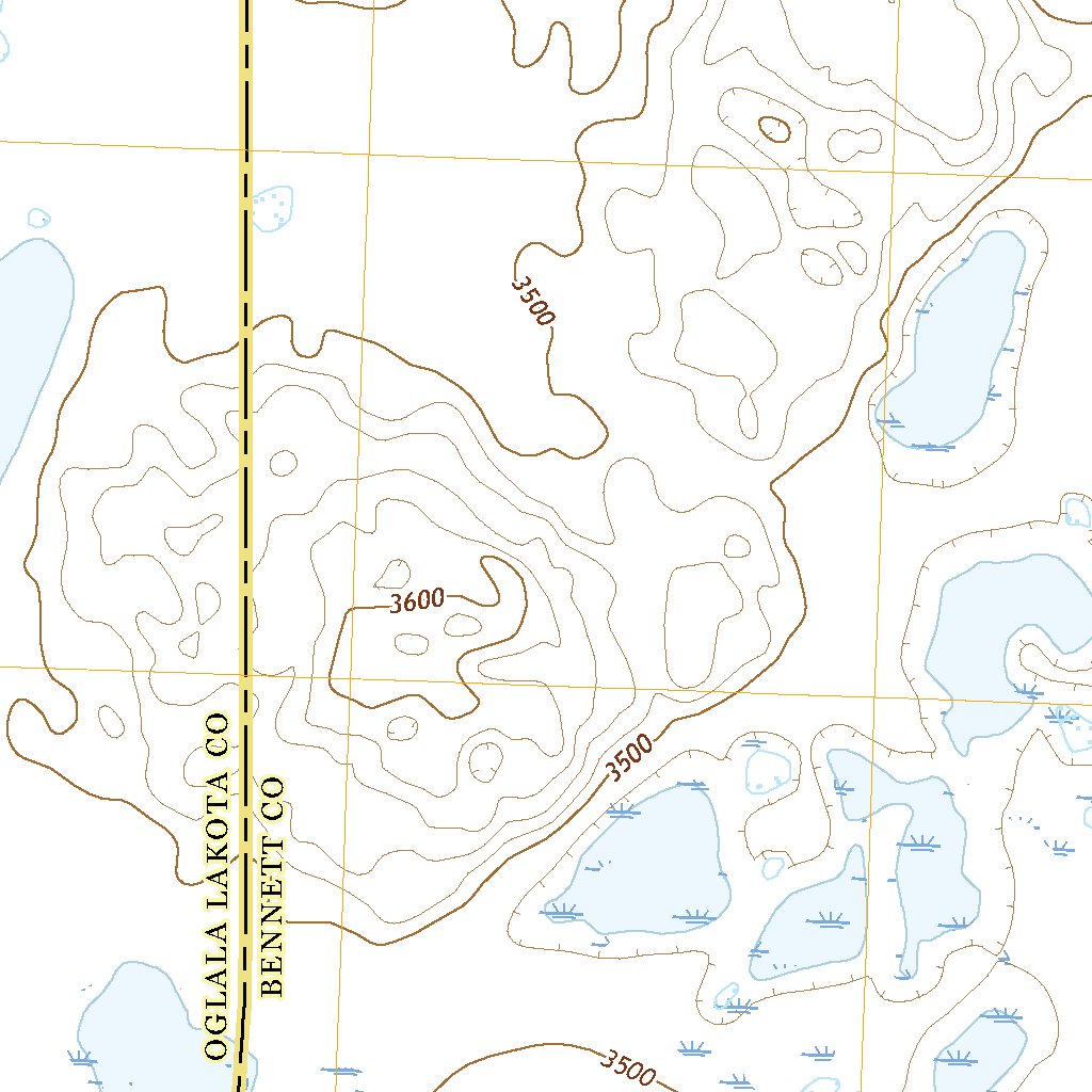 Two Lance Lake, SD (2021, 24000-Scale) Map by United States Geological ...