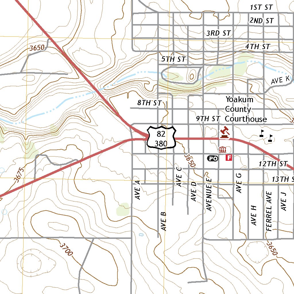 Plains, TX (2022, 24000-Scale) Map by United States Geological Survey ...