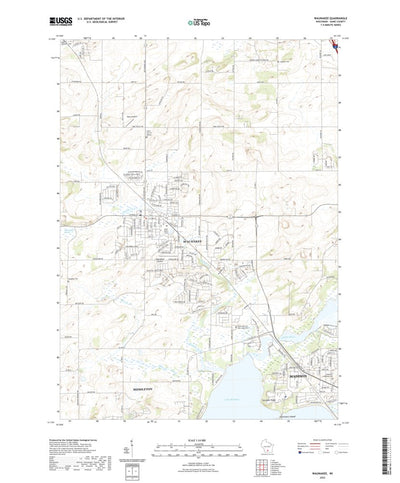 Waunakee, WI (2022, 24000-Scale) Map by United States Geological Survey ...