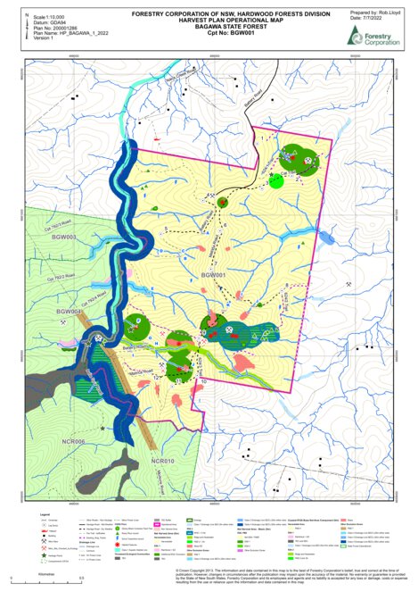 Bagawa State Forest Harvest Plan Map by North East Forest Alliance ...