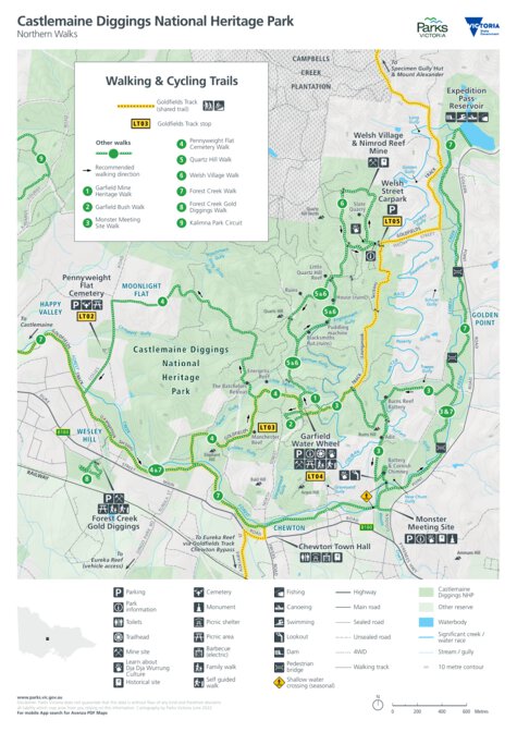 Castlemaine Diggings National Heritage Park (Northern & Central ...