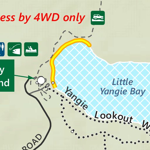 Coffin Bay National Park and Yangie Bay Map by Department for ...