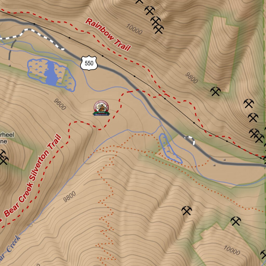 Silverton, Colorado 7.5 Minute Topographic Map - Color Hillshade by ...