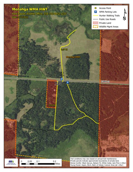 Menahga WMA HWT 2022 Map by Minnesota Department of Natural Resources ...