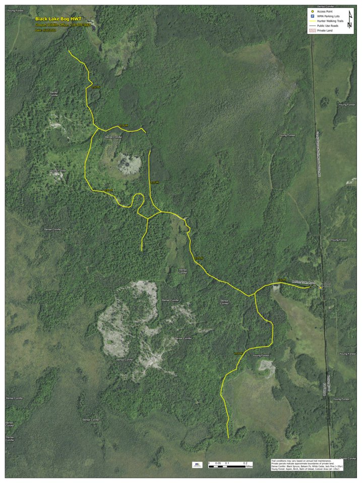 Black Lake Bog HWT 2022 Map by Minnesota Department of Natural ...