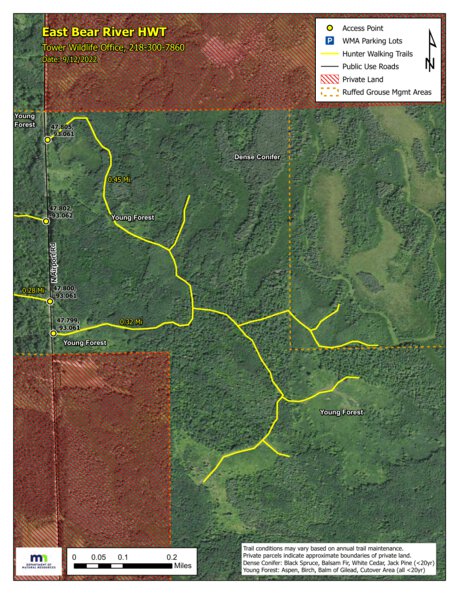 East Bear River HWT 2022 Map by Minnesota Department of Natural ...