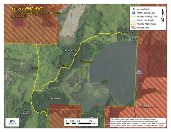 Vanose WMA HWT 2022 Map by Minnesota Department of Natural Resources ...