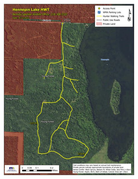 Hennepin Lake HWT 2022 Map by Minnesota Department of Natural Resources ...
