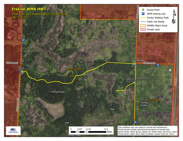 Erskine WMA HWT 2022 Map by Minnesota Department of Natural Resources ...