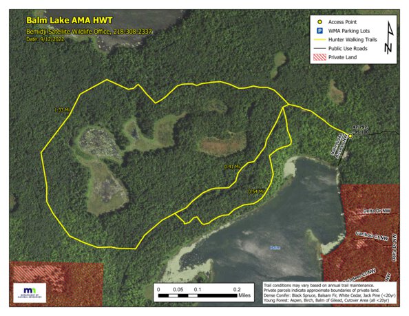 Balm Lake AMA HWT 2022 Map by Minnesota Department of Natural Resources ...