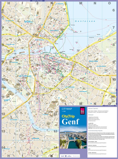 Citymap Geneva 2023 Map by Reise Know-How Verlag Peter Rump GmbH ...