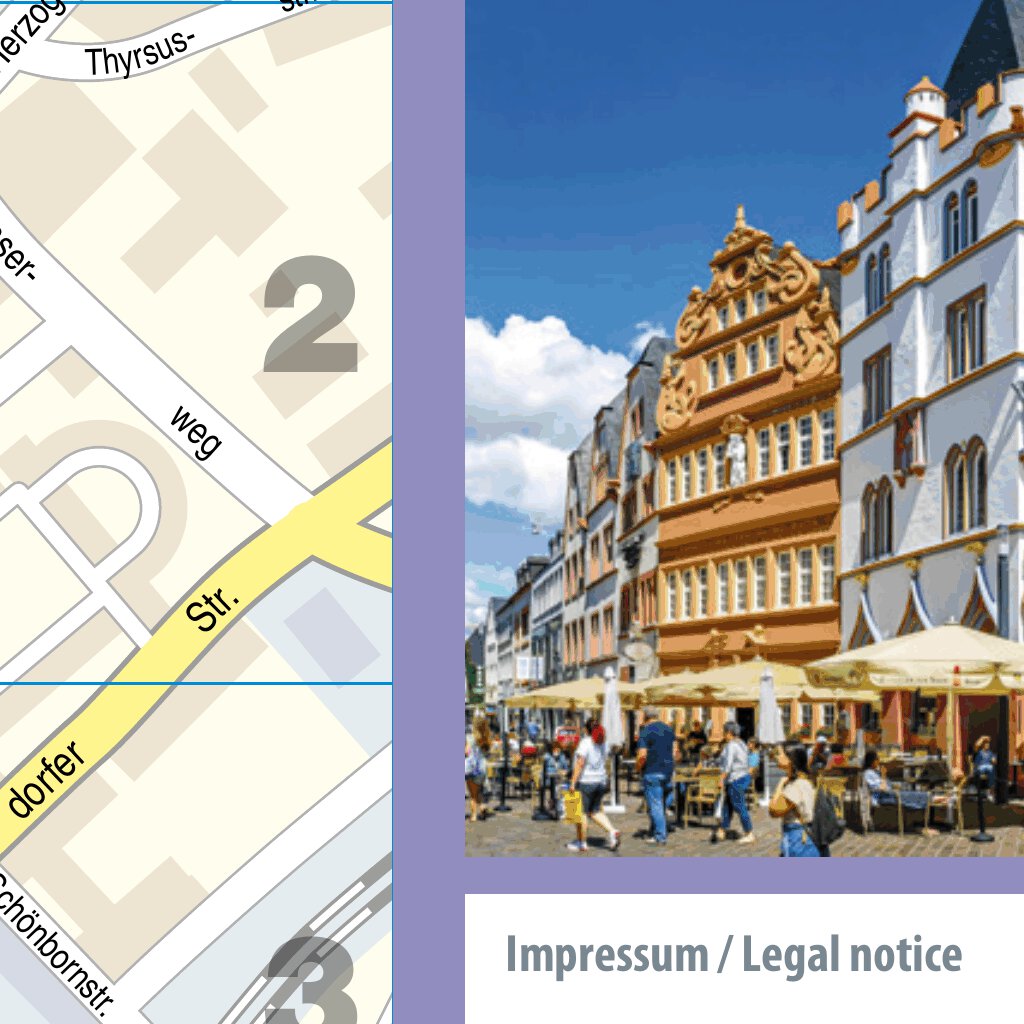 Citymap Trier (Treves) 2023 Map by Reise Know-How Verlag Peter Rump ...