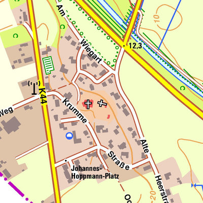 Kranenburg 7 (1:10,000) Map by Bezirksregierung Koln | Avenza Maps