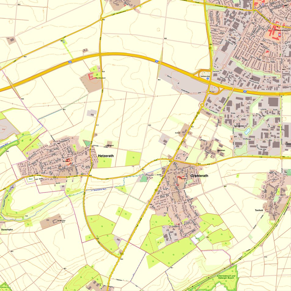 Erkelenz 6 (1:10,000) Map by Bezirksregierung Koln | Avenza Maps