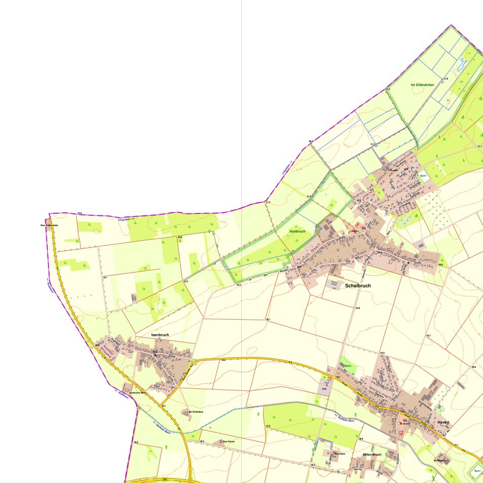 Selfkant 4 (1:10,000) Map by Bezirksregierung Koln | Avenza Maps