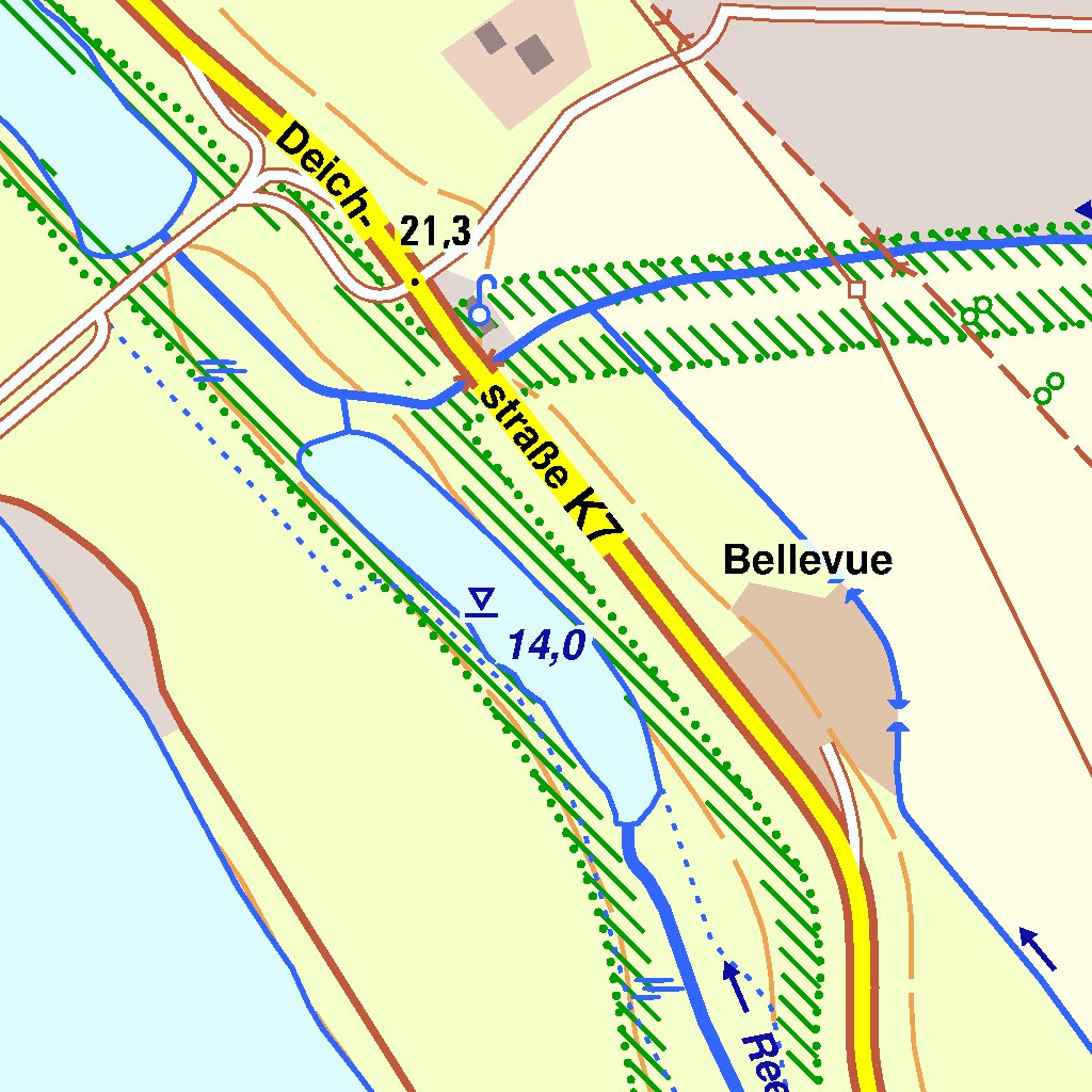 Rees 4 (1:10,000) Map by Bezirksregierung Koln | Avenza Maps