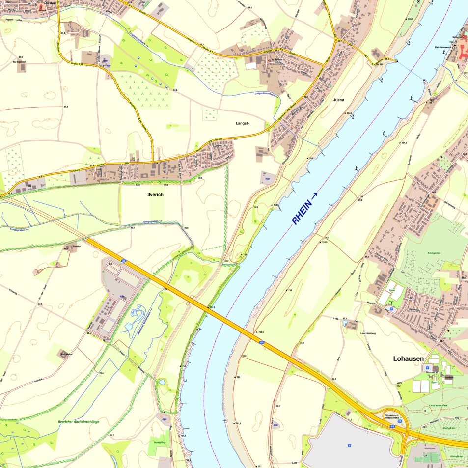 Meerbusch 5 (1:10,000) Map by Bezirksregierung Koln | Avenza Maps