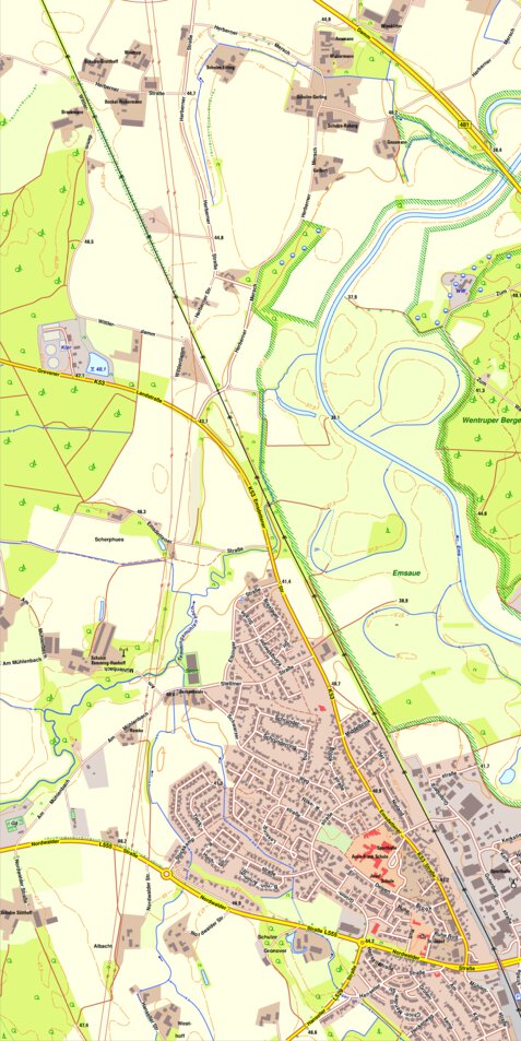 Greven 8 (1:10,000) Map by Bezirksregierung Koln | Avenza Maps