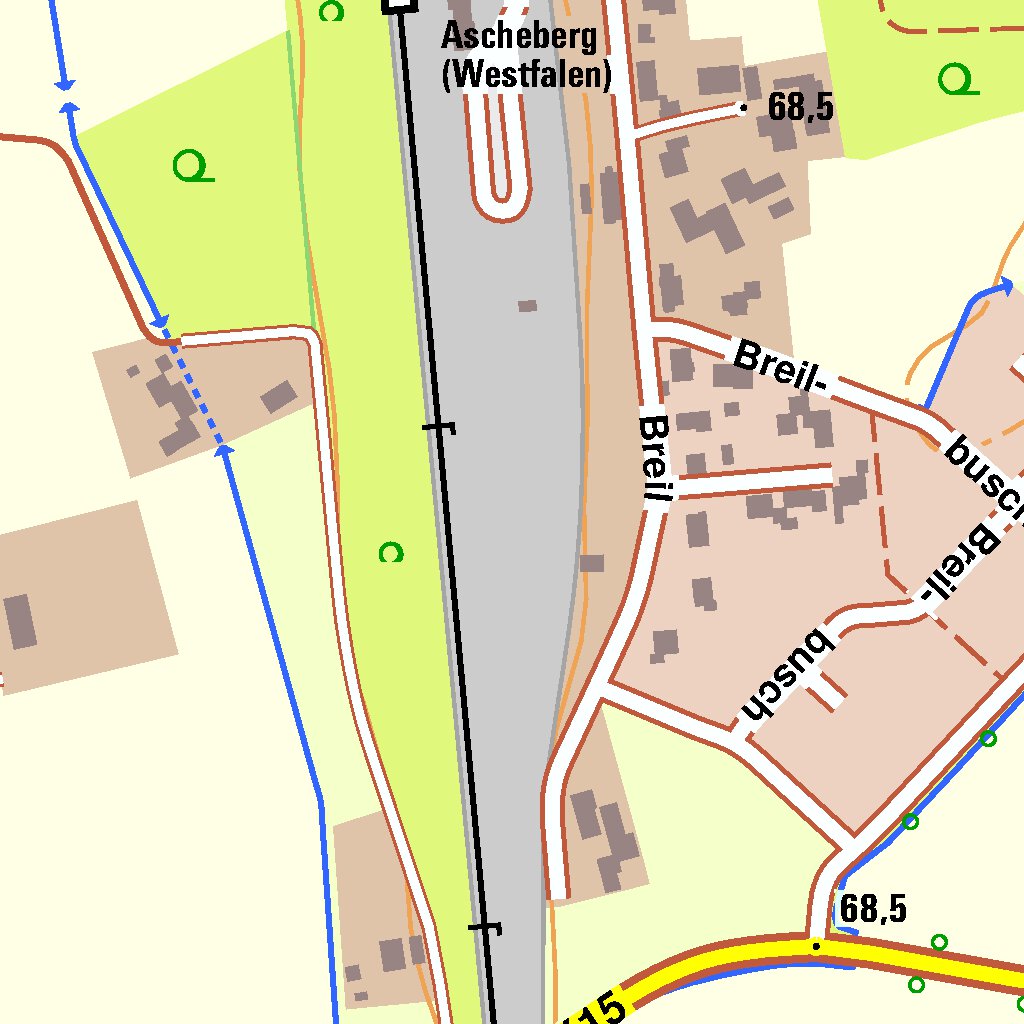 Ascheberg 4 (1:10,000) Map by Bezirksregierung Koln | Avenza Maps