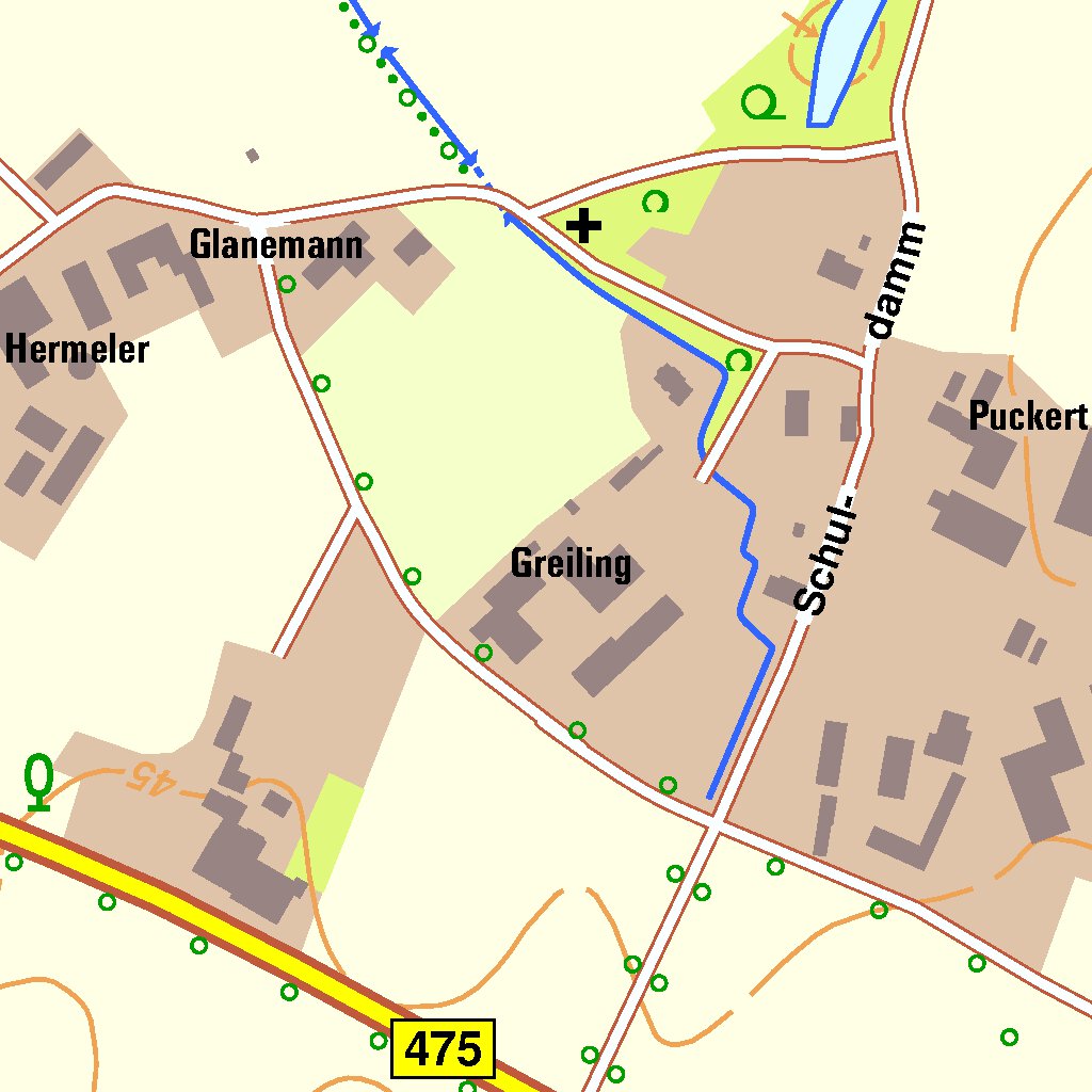 Saerbeck 3 (1:10,000) Map by Bezirksregierung Koln | Avenza Maps